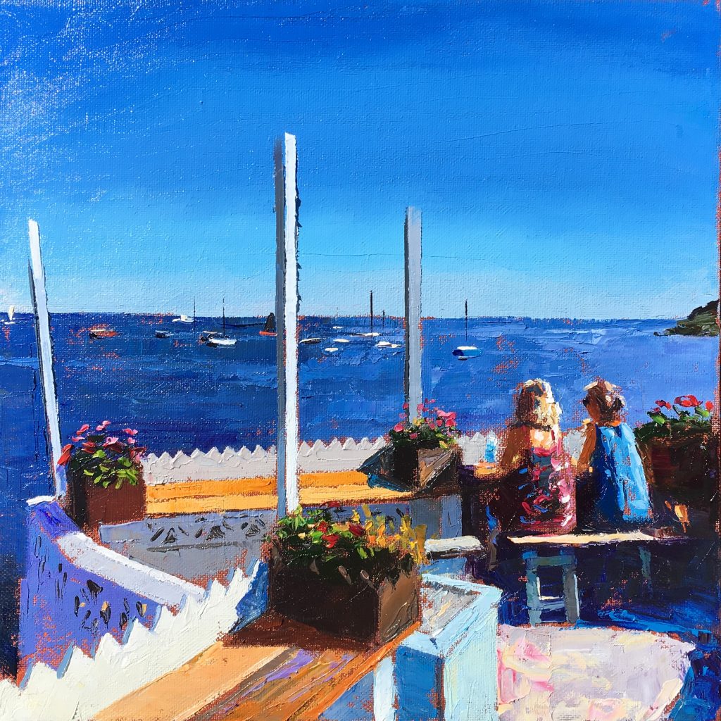 Rock Pool Cafe , Mousehole – Jeremy Sanders Fine Artist