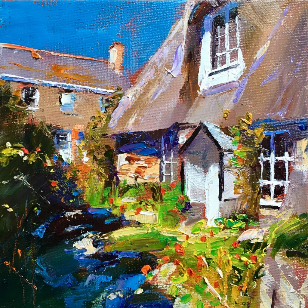 'Cadgwith Cottages' - Jeremy Sanders Fine Artist