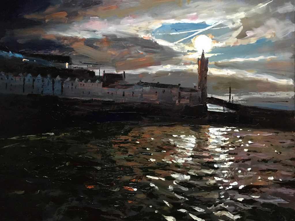 First Light Porthleven – Jeremy Sanders Fine Artist